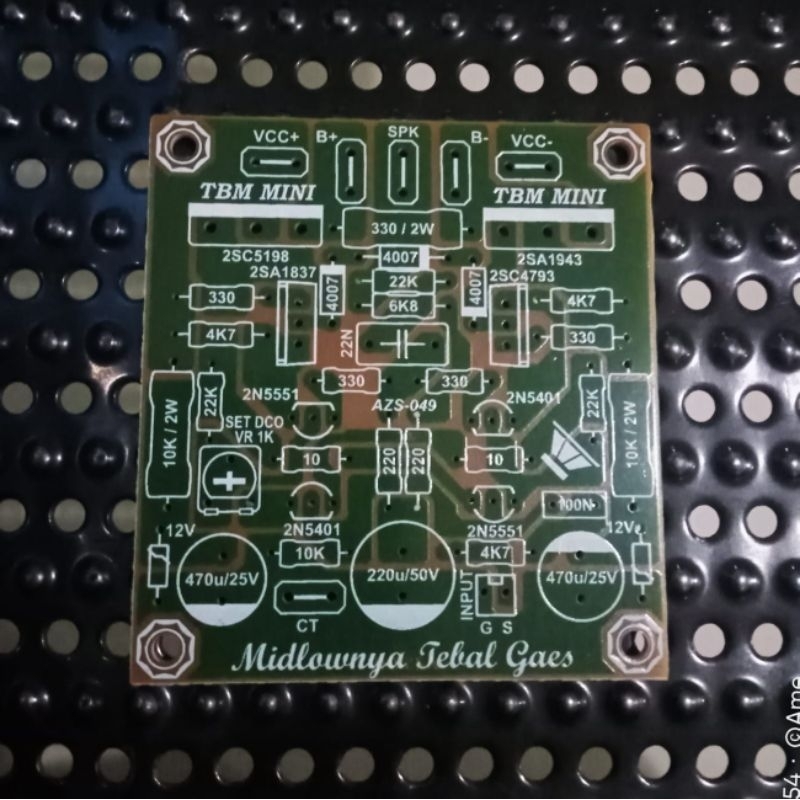 Jual PCB Driver Power Amplifier TBM Mini Midlow Tebal | Shopee Indonesia