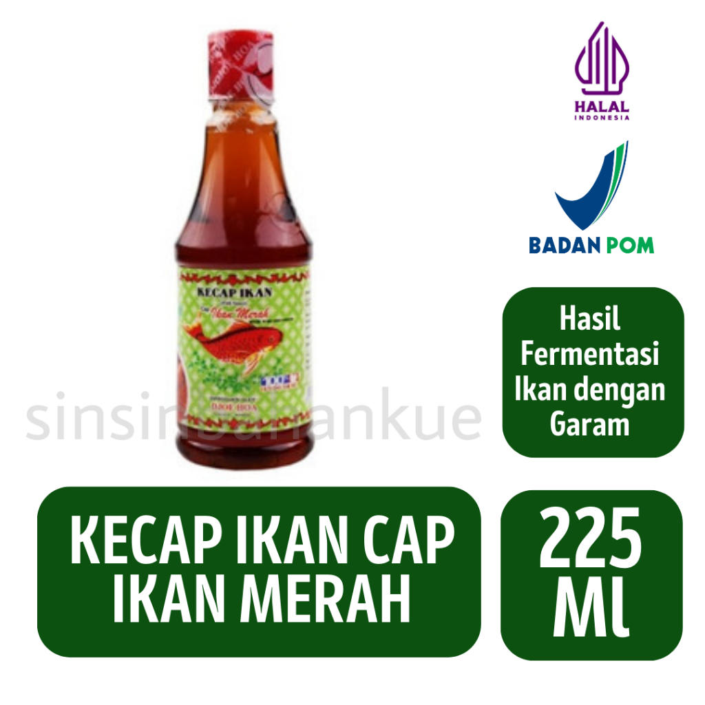 Jual Kecap Ikan Cap Ikan Merah [225 ml] | Shopee Indonesia