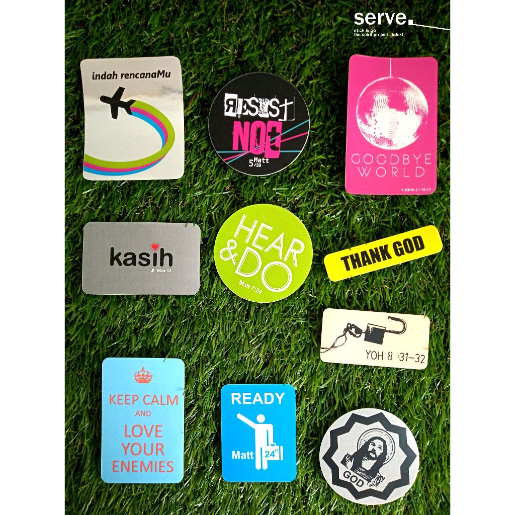 Jual STICKER STIKER AESTHETIC ESTETIK ROHANI KRISTEN | KUALITAS PREMIUM ...