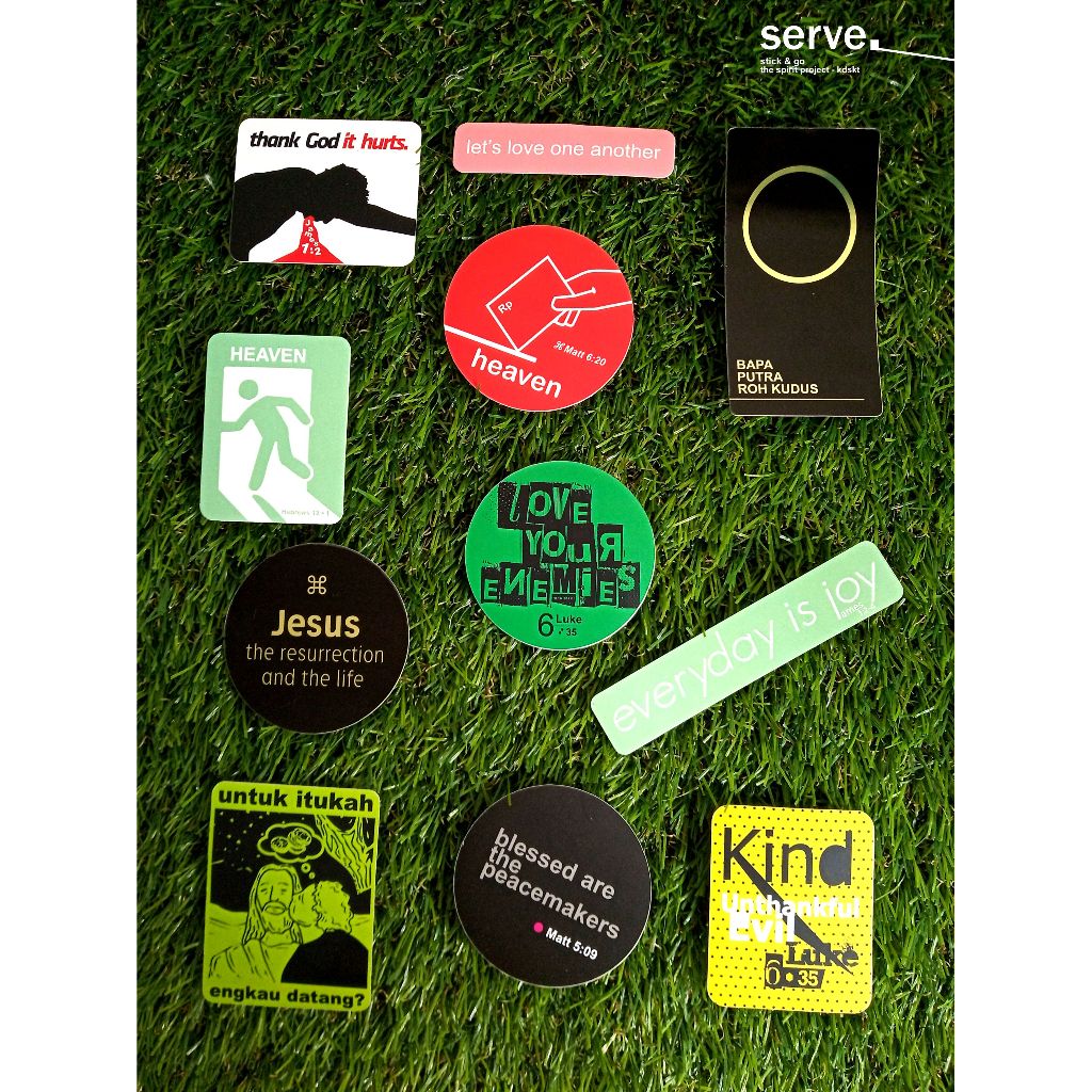 Jual STICKER STIKER AESTHETIC ESTETIK ROHANI KRISTEN | KUALITAS PREMIUM ...