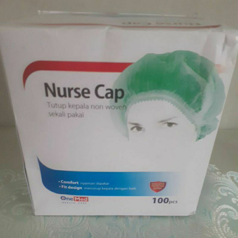 Jual Nurse Cap Onemed / Hair Cap / Tutup Kepala / Surgical Cap ...