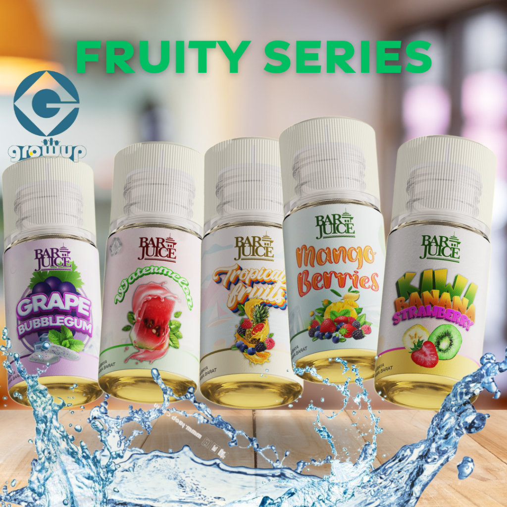 Jual LIquid BAR JUICE Saltnic Fruity 30ml rasa buah segar 25mg | Shopee ...