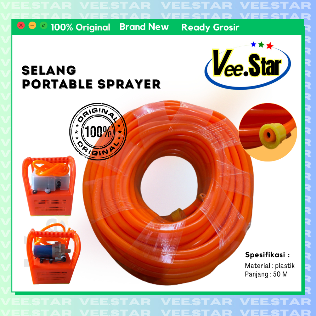 Jual Selang 50 meter portable sprayer electrik DPS / Portable spraying ...