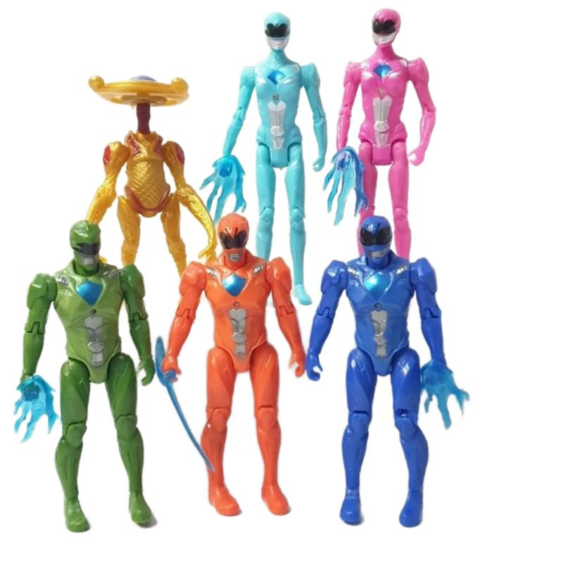 Jual FIGURE POWER RANGER ISI 6 PCS | Shopee Indonesia