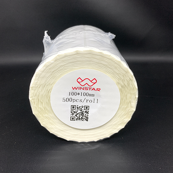 Jual KERTAS STICKER THERMAL BARCODE MERK WINSTAR 100x100 mm 500 LEMBAR ...