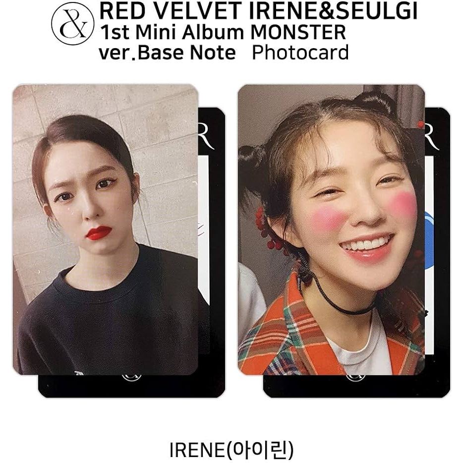 Jual OFFICIAL RED VELVET IRENE MONSTER PHOTOCARD | Shopee Indonesia