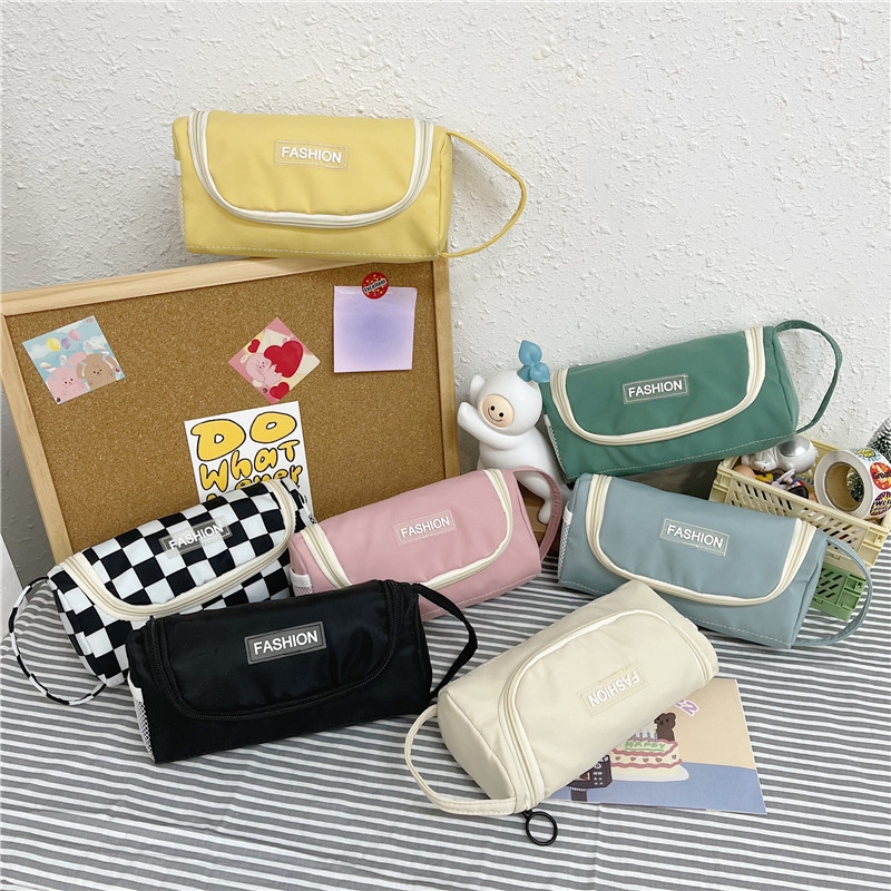 Jual (WDMPT-02) Dompet Lattice Fashion Aksesoris ATK Pensil Pulpen ...