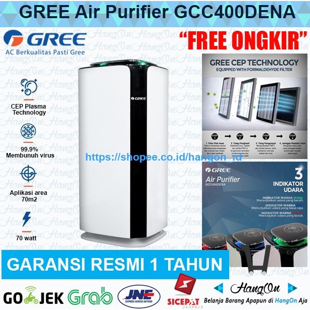 Jual Gree Air Purifier GCC400DENA GCC 400DENA Dengan CEP Filter Efektif ...