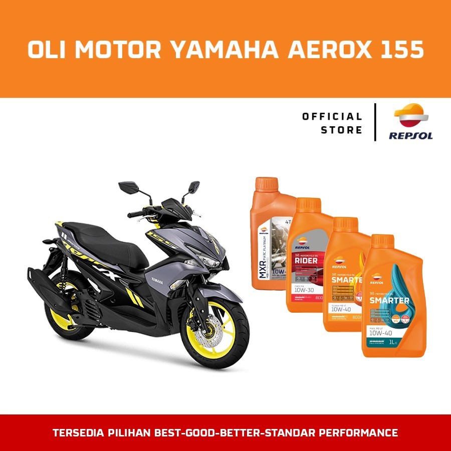 Jual Oli Pelumas Mesin Motor Yamaha AEROX 155 Matic Repsol | Shopee ...