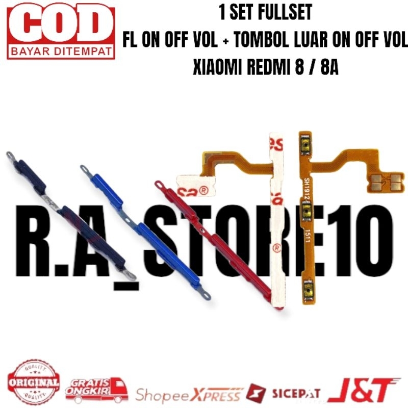 Jual Satu Set XIAOMI REDMI 8 / 8A / 8A PRO - Flexi Flexibel Flexible Fleksibel Power On Off ...