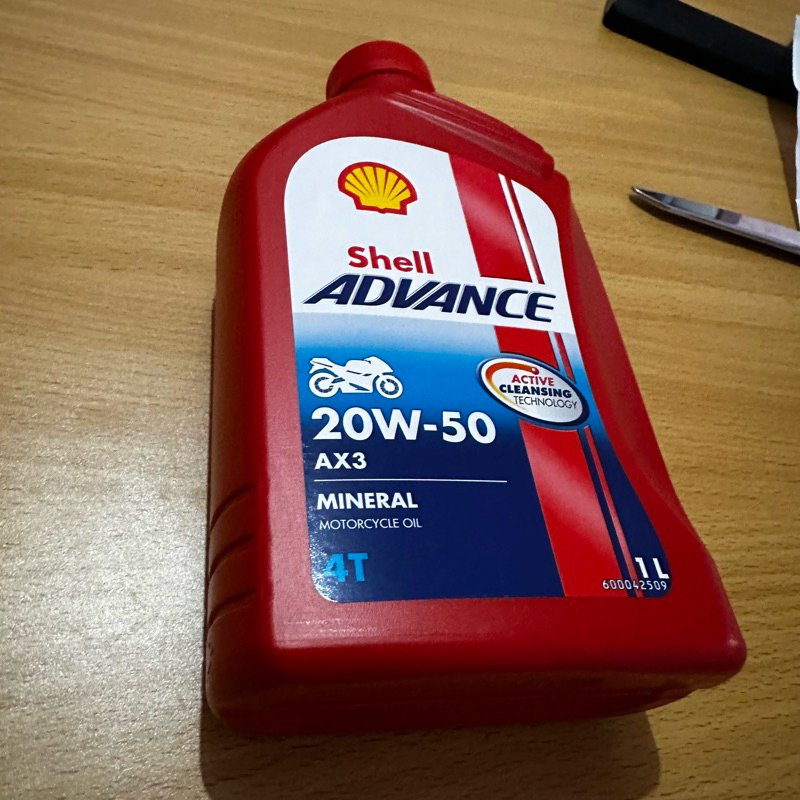Jual OLI SHELL ADVANCE AX3 20W50 4T 1L ori | Shopee Indonesia