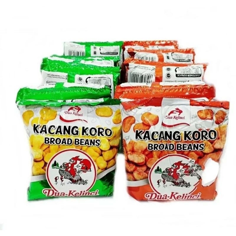 Jual KACANG KORO DUA KELINCI RENCENG ISI 10 PCS / KORO PEDAS / KORO ...