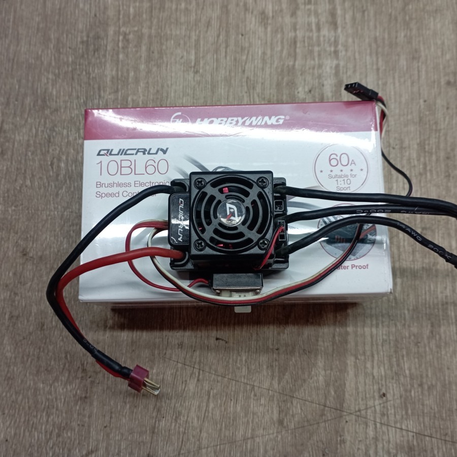 Jual esc hobbywing 10bl60 60a brushless | Shopee Indonesia