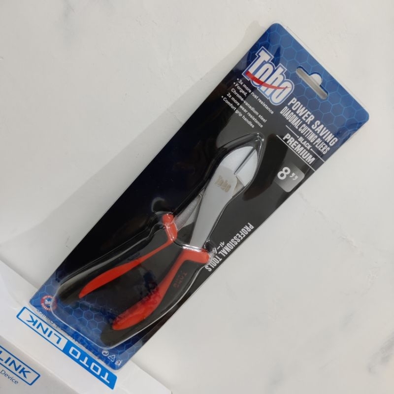 Jual Tang Potong Toho 8 inch Power Saving Tajam untuk memotong Kabel ...