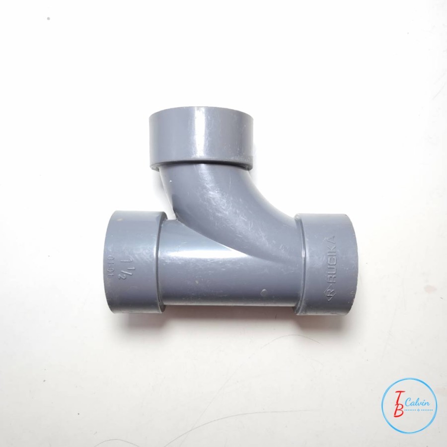 Jual Tee Y 1 1/2 inch 90 Derajat RUCIKA (D) / Large Radius Tee 1 1/2 inch | Shopee Indonesia