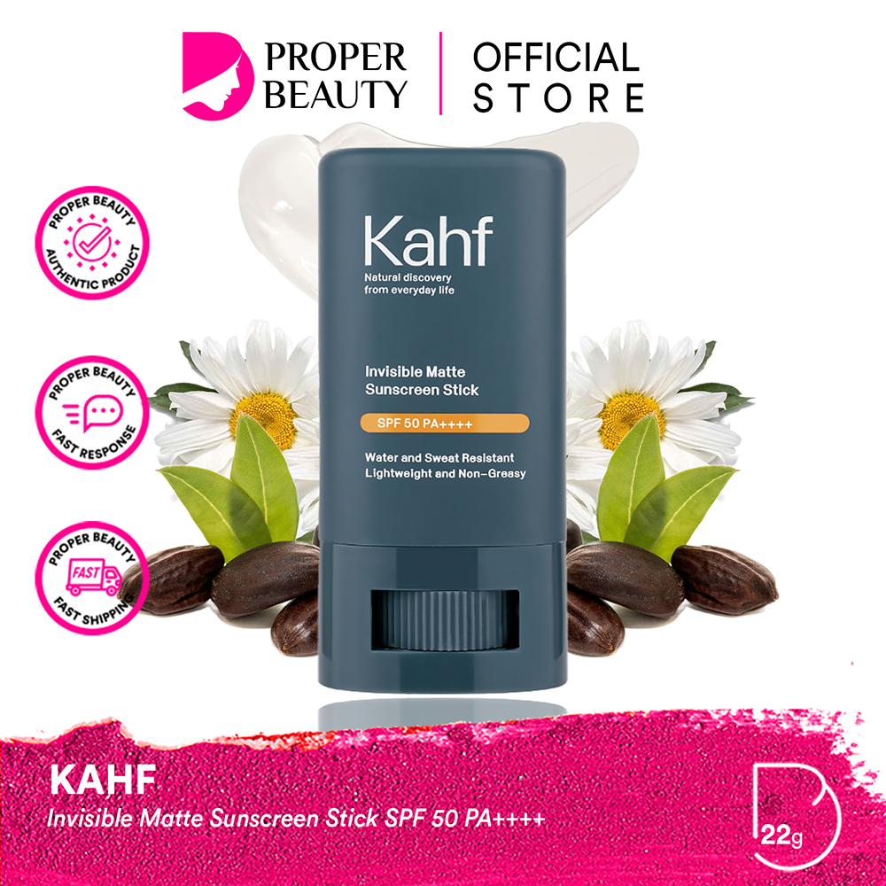 Jual KAHF Sunscreen Stick Invisible Matte SPF 50 PA++++ Indonesia ...