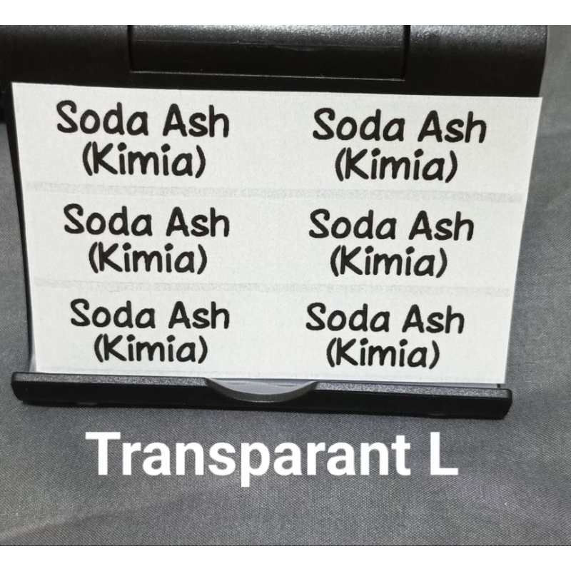 Jual Stiker Label Waterproof Soda Ash (Kimia) size L isi 6 pcs | Shopee ...