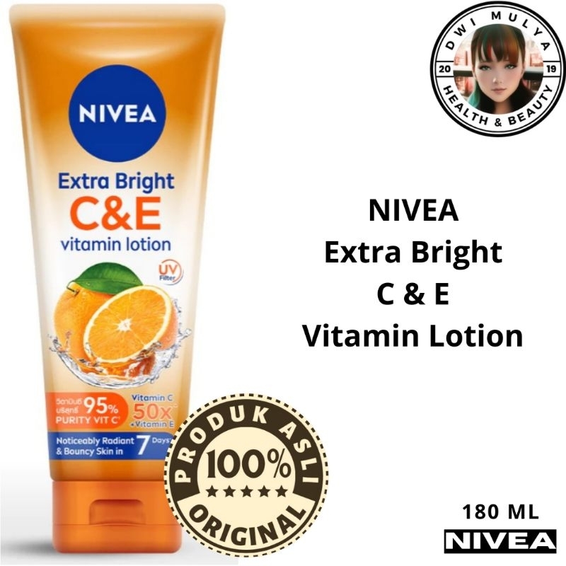 Jual NIVEA Extra Bright C&E Vitamin Lotion 180ml | Shopee Indonesia