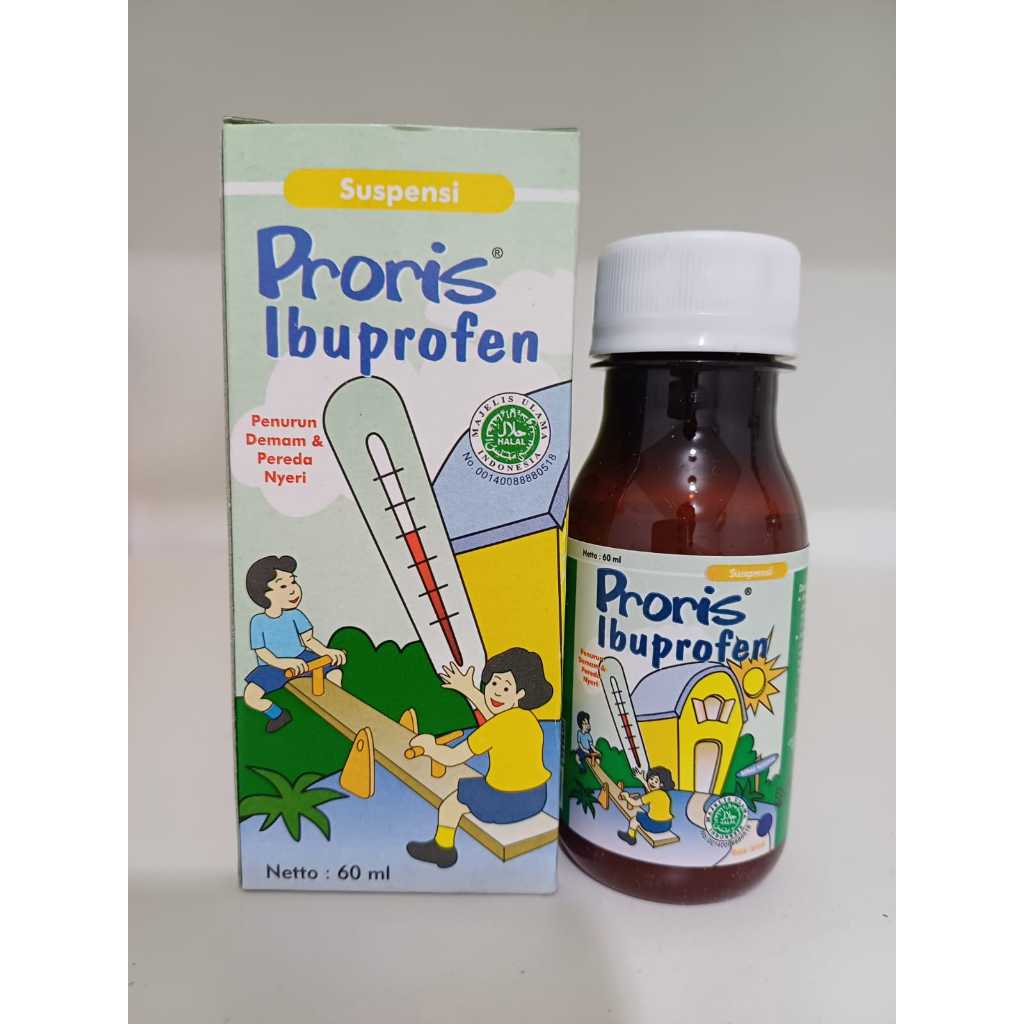 Jual Proris ibuprofen penurun demam & pereda nyeri (60ml) | Shopee ...