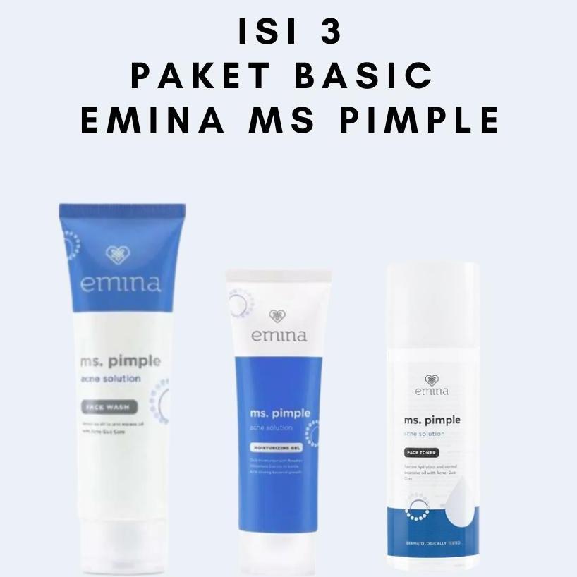 Jual PAKET BASIC & KOMPLIT EMINA MS PIMPLE | Shopee Indonesia