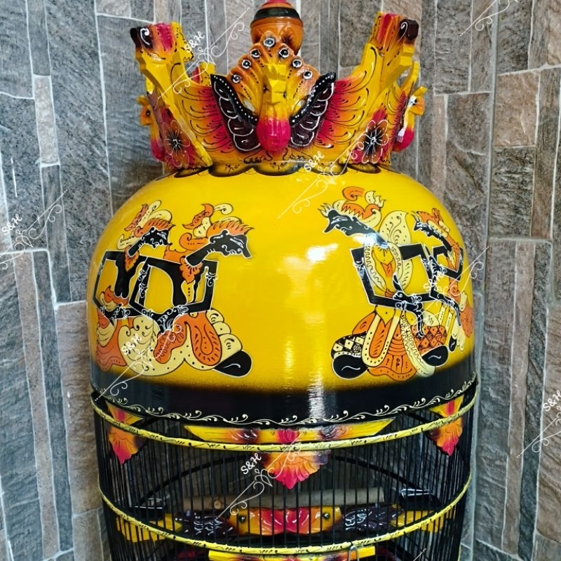 Jual Sangkar Perkutut Merak Kayu Dempul Grade A | Shopee Indonesia