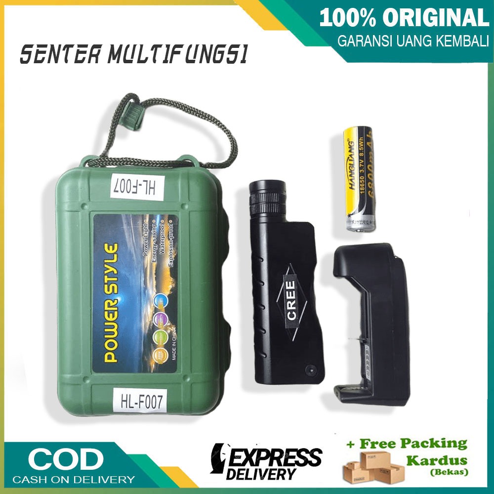 Jual Senter Power Style LED Multitools HL-F007 / Senter Camping ...
