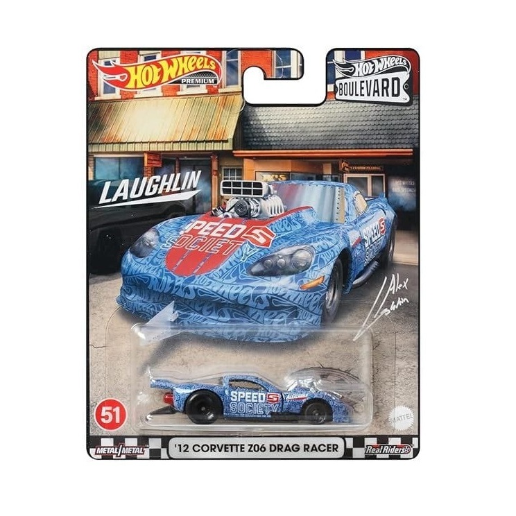 Jual HOT WHEELS BOULEVARD 12 CORVETTE Z06 DRAG RACER BIRU | Shopee Indonesia
