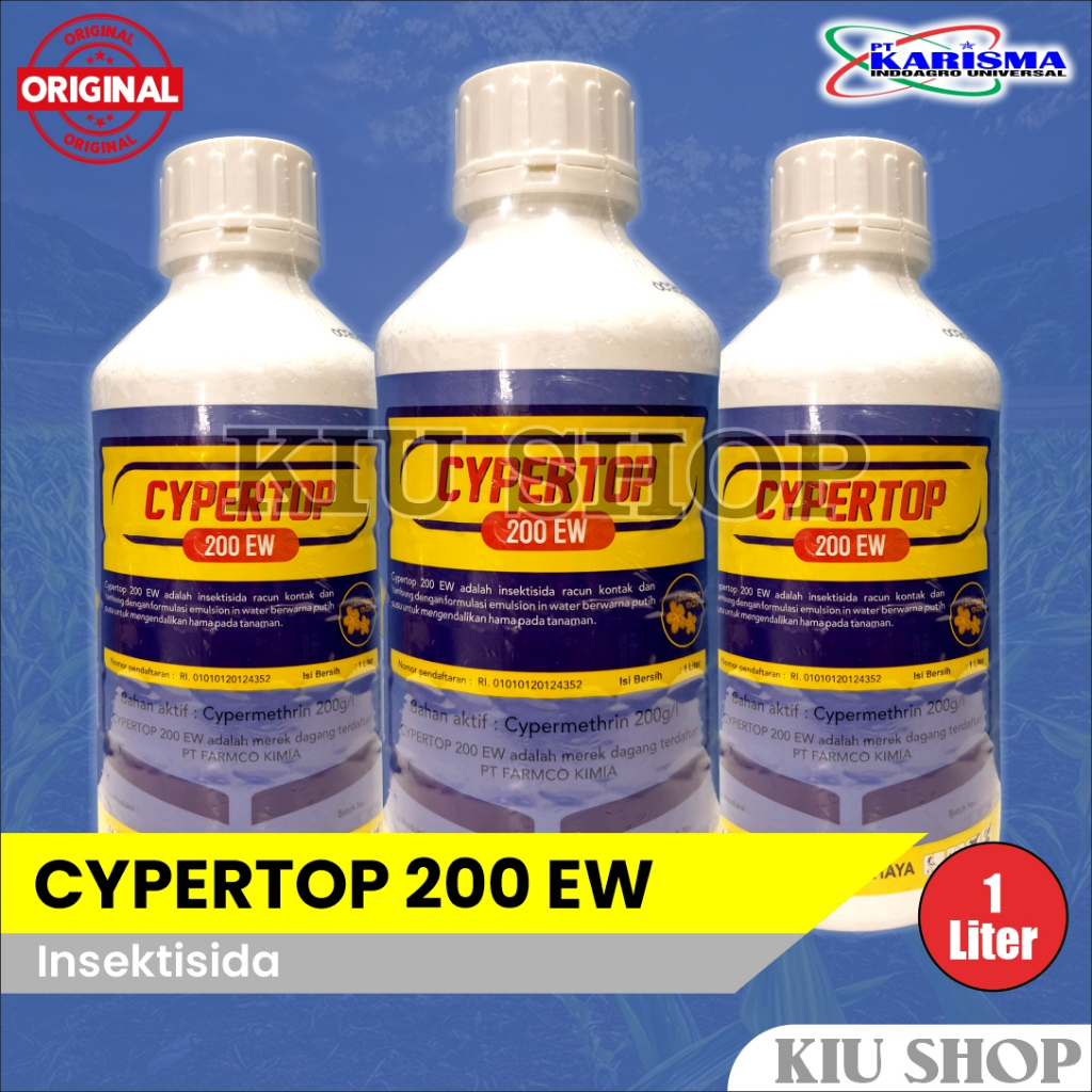 Jual Grosir / CYPERTOP 200 EW - 1 Liter / Insektisida / Bahan Aktif ...