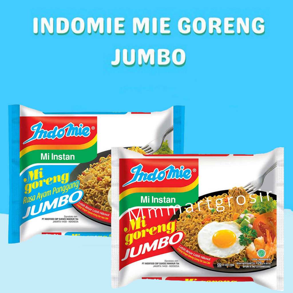Jual Indomie Jumbo / Mie Instan Goreng / Mie Goreng Rasa Original ...