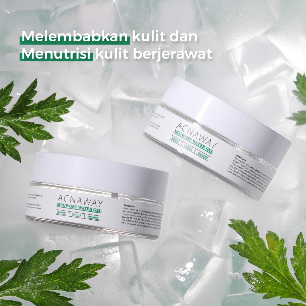 Jual ACNAWAY Mugwort Water Gel Moisturizer - Moisture Gel Pelembab ...
