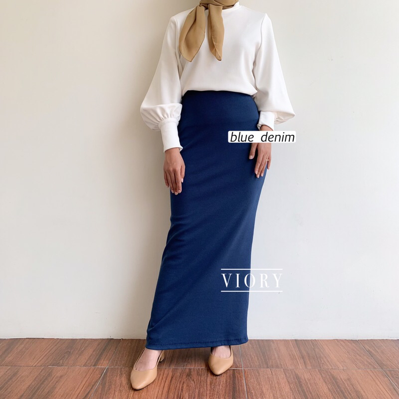 Jual ROK SPAN RIB (Rok Span Melar/ Rok Span Bumil Friendly/ Skinny ...