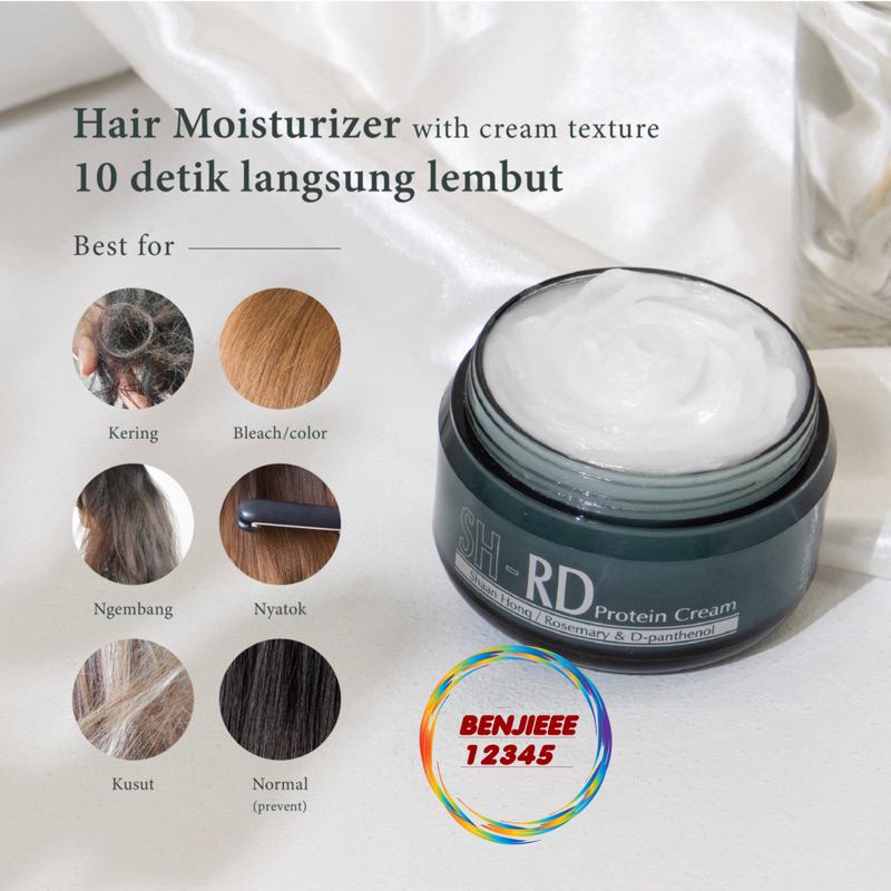 Jual SHRD SH-RD Protein Cream Collagen Keratin moisturizer vitamin ...