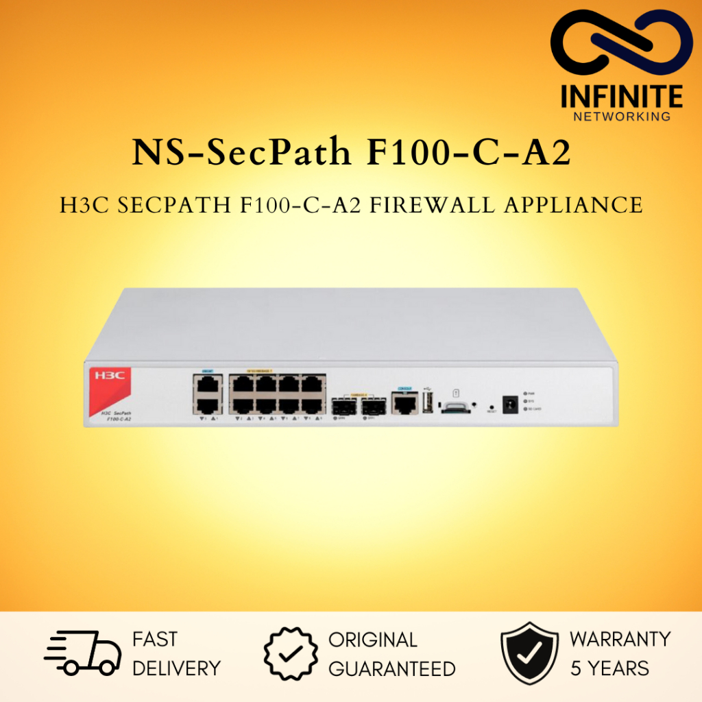 Jual H3C SECPATH F100-C-A2 FIREWALL 64-bit multi-core high-performance ... Jual H3C SECPATH F100-C-A2 FIREWALL 64-bit multi-core high-performance ...