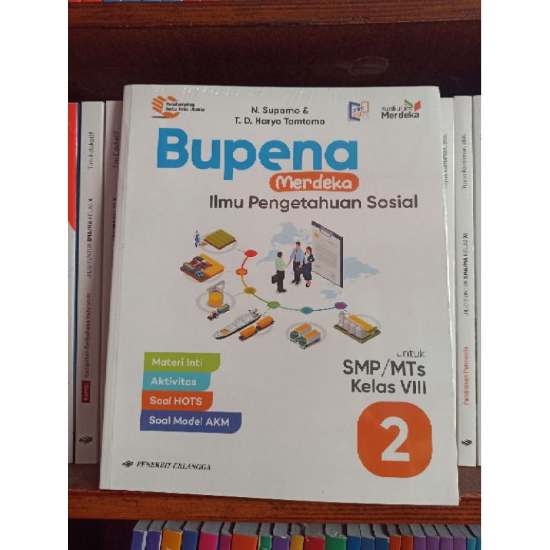 Jual BUKU BUPENA MERDEKA IPS KELAS 2 8 VIII SMP ERLANGGA KURIKULUM MERDEKA | Shopee Indonesia