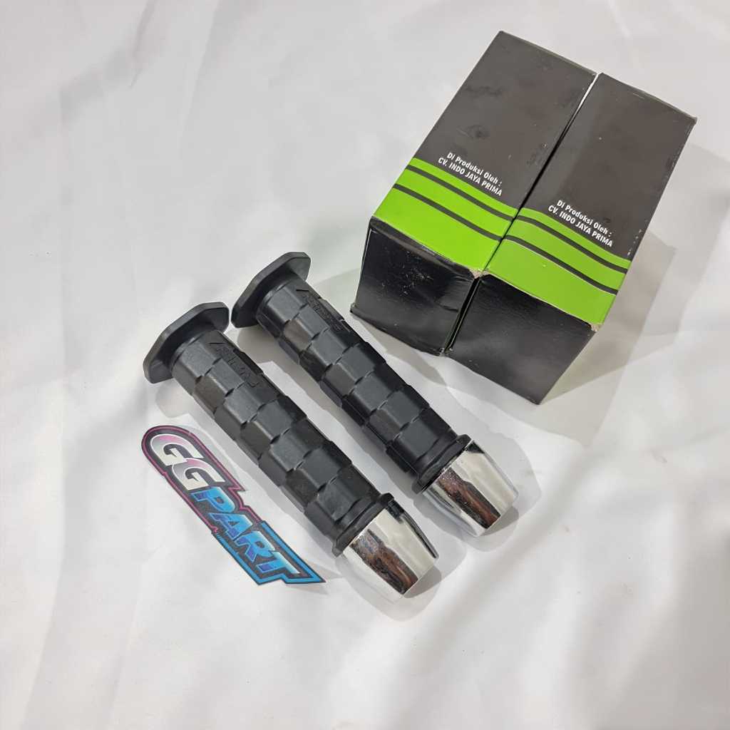 Jual Hanfat grip handgrip daytona set jalu pcx besi crom karetan gas ...