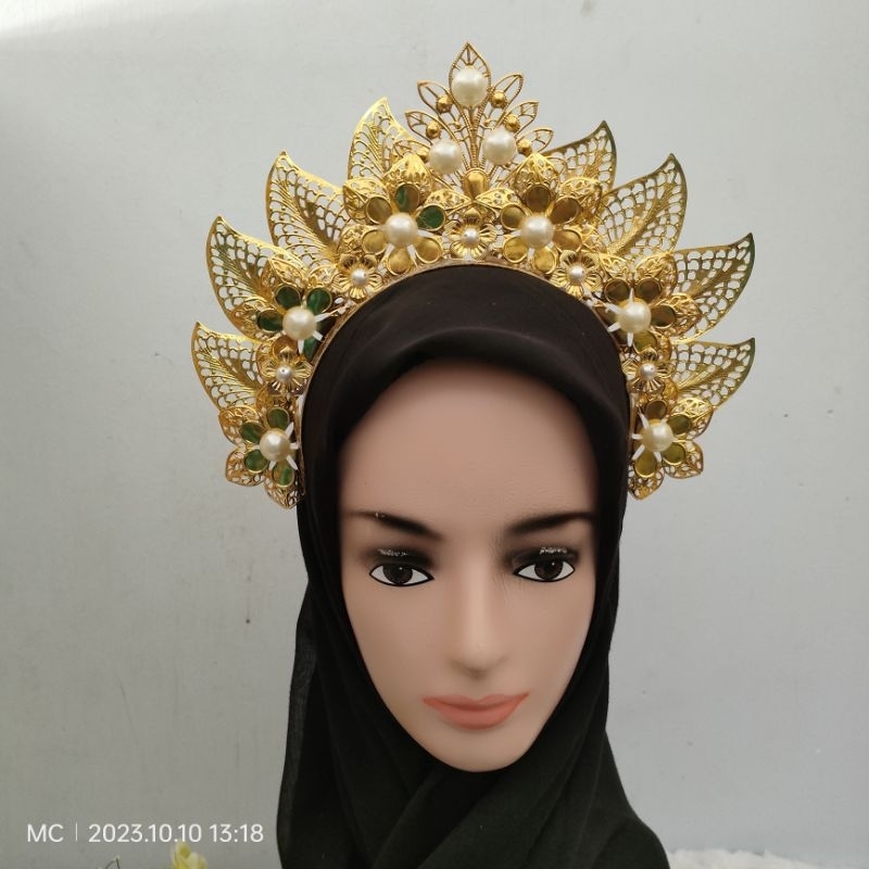 Jual (Mahkota daun) Bando tari Bando adat | Shopee Indonesia