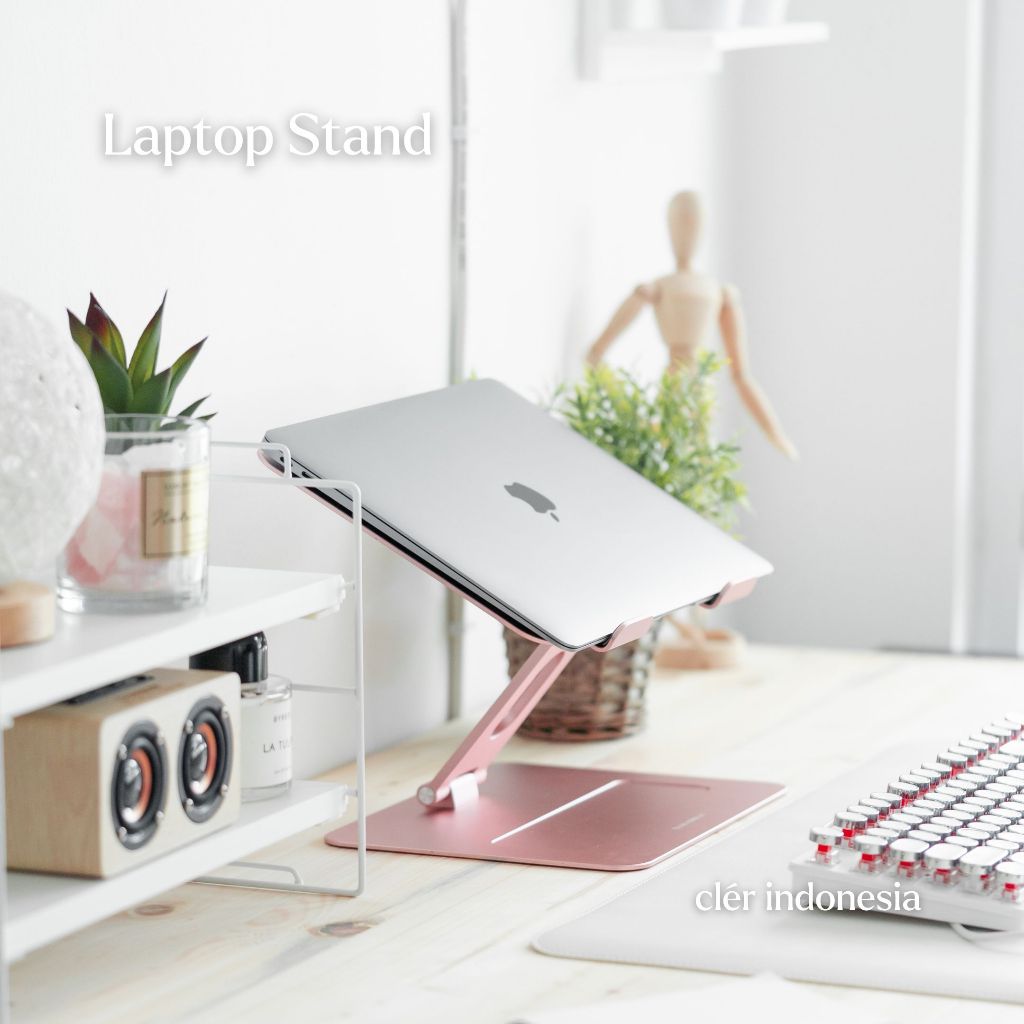 Jual Stand Laptop Aluminium Lipat Aksesoris Laptop / Adjustable Laptop ...