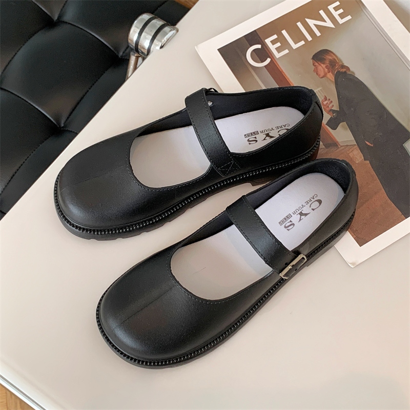 Jual Sepatu Loafers Wanita Korea Sepatu Wedges Pantofel Docmart Cewek ...