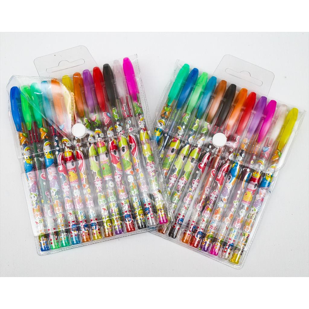 Jual 1 SET PULPEN GLITER I PULPEN WARNA-WARNI 12 WARNA | Shopee Indonesia