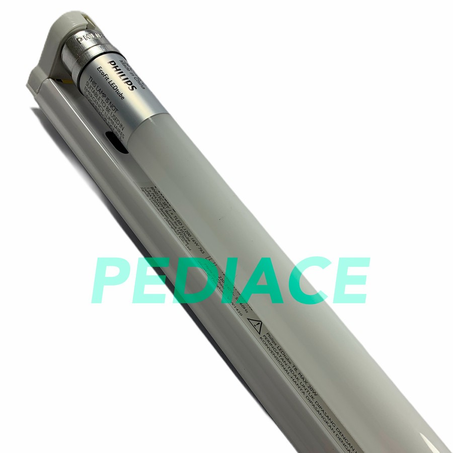 Jual Lampu TL T8 Neon LED Tube 16 Watt Putih 6500K Ecofit PHILIPS 120CM ...