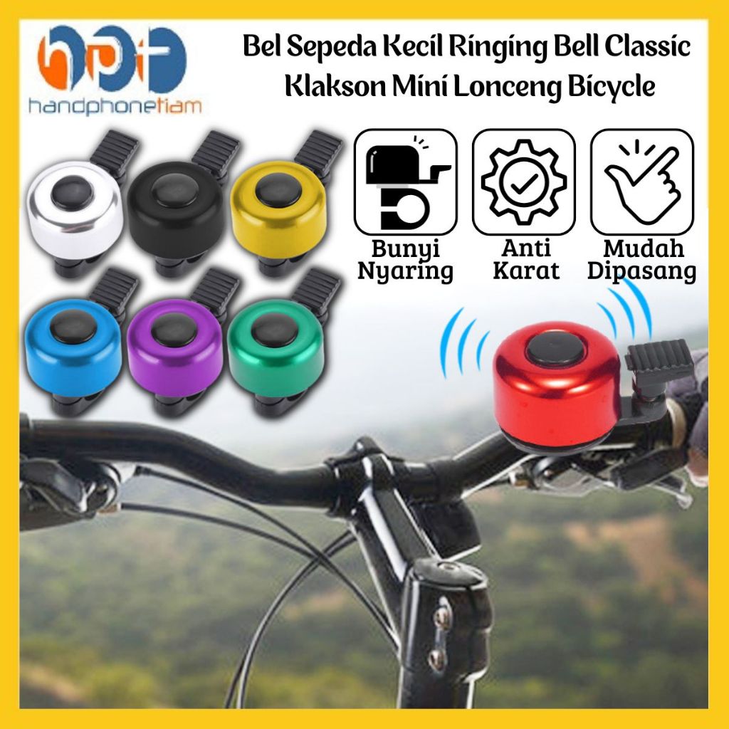 Jual Bel Sepeda Kecil Ringing Kalkson Mini Lonceng Manual/Classic ...
