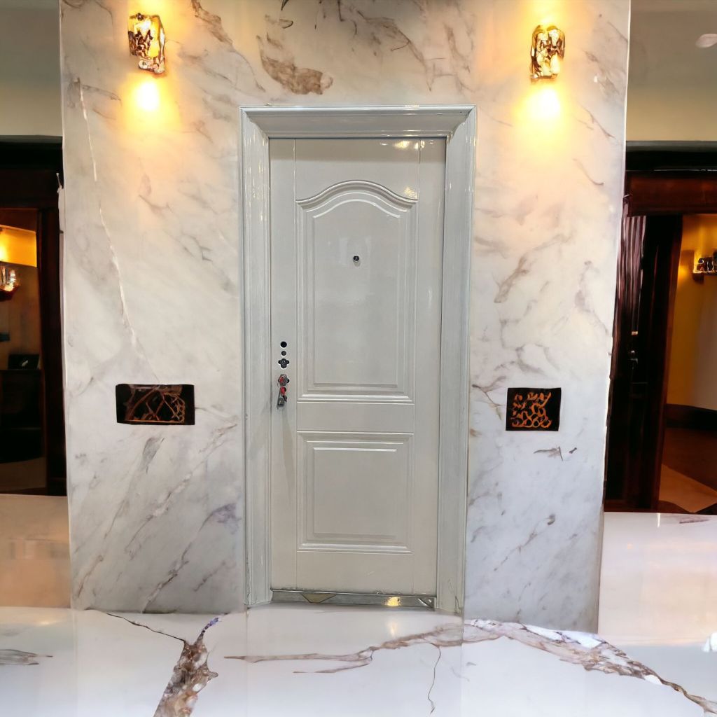 Jual Pintu Utama Motif Pintu Hotel Putih / Pintu Kamar Putih / Pintu ...