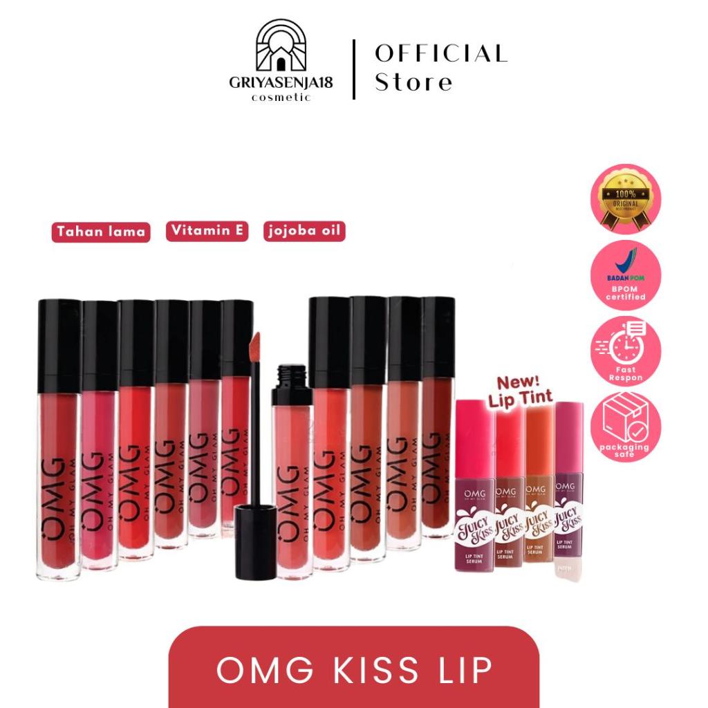Jual Griasenja18 | OMG OH MY GLAM Lip Cream All Shade, Lip Tint All ...