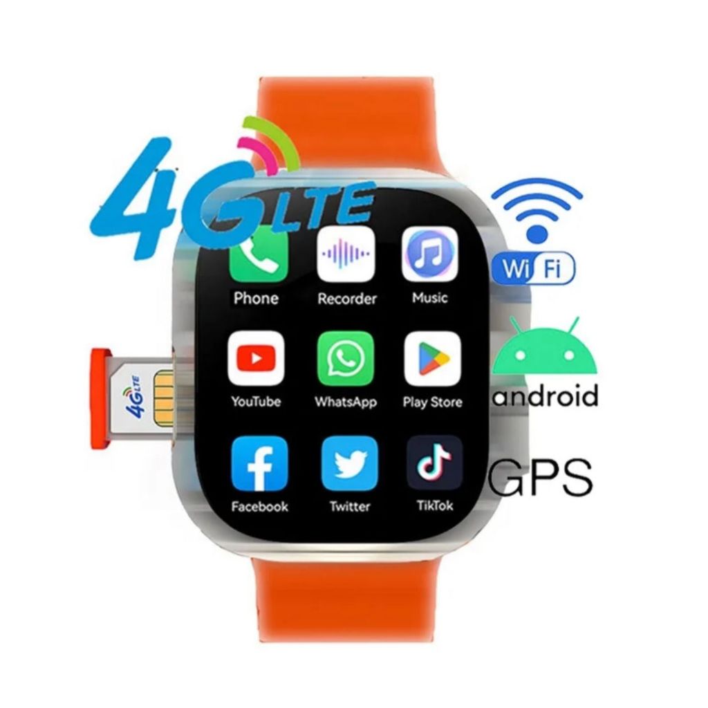 Jual Smartwatch Series S8 ULTRA 4G Sim Card Versi Lengkap Bisa Nonton ...