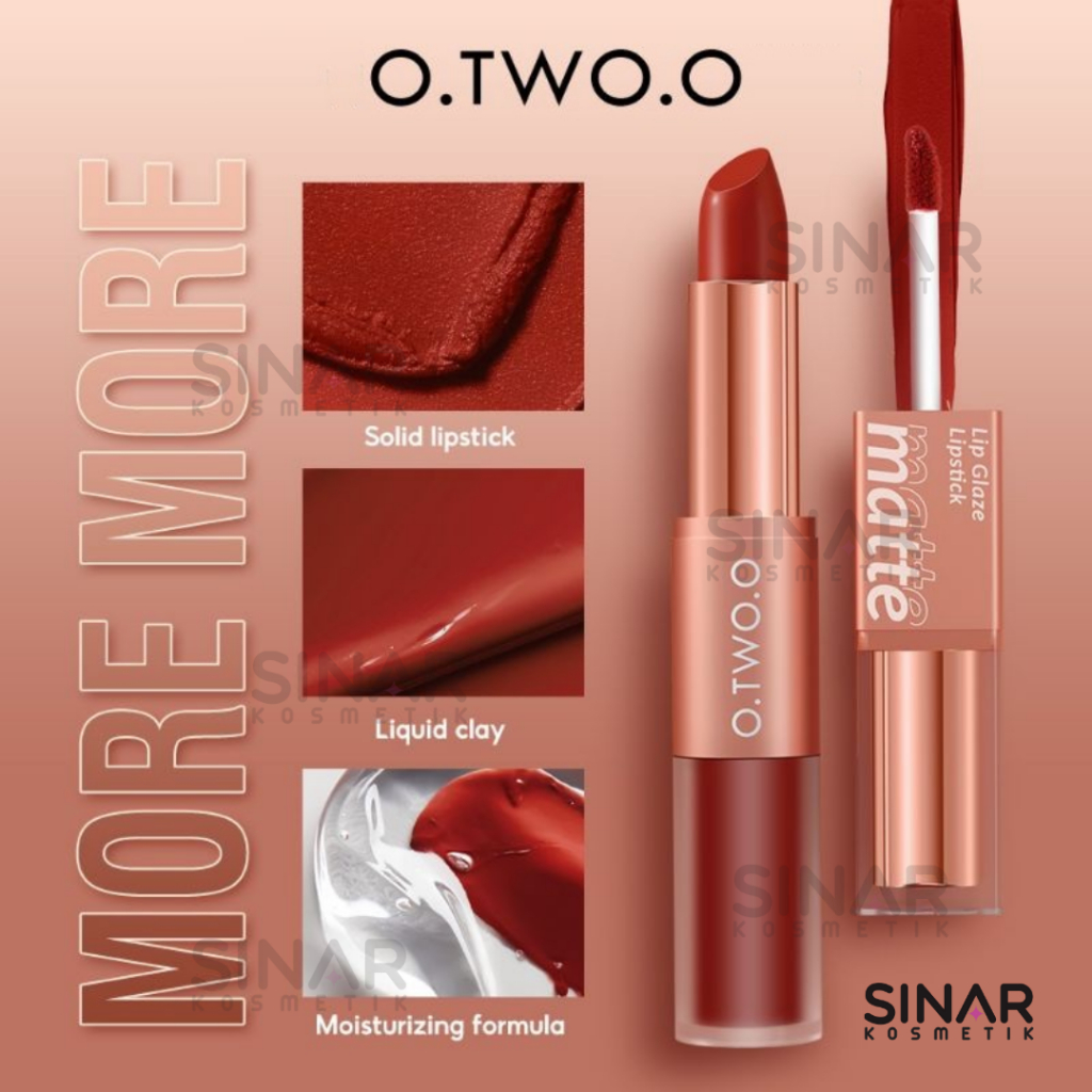 Jual O.TWO.O Splendid Matte Double-Ended Lip Glaze And Lipstick 2 in 1 ...