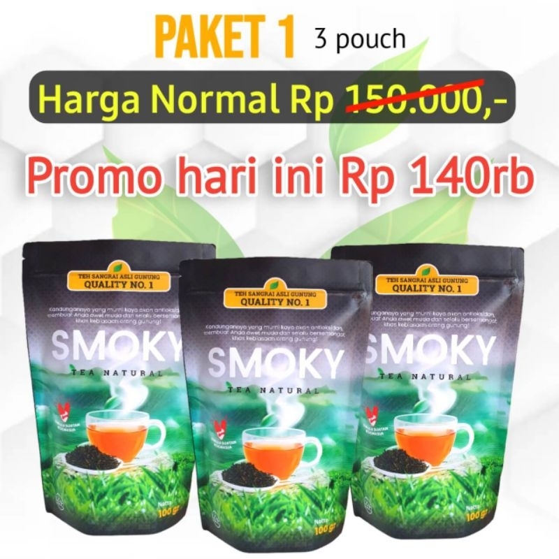 Jual TEH KESEHATAN ANTIOKSIDAN TINGGI SMOKYTEA | DETOKS USUS | PAKET ...