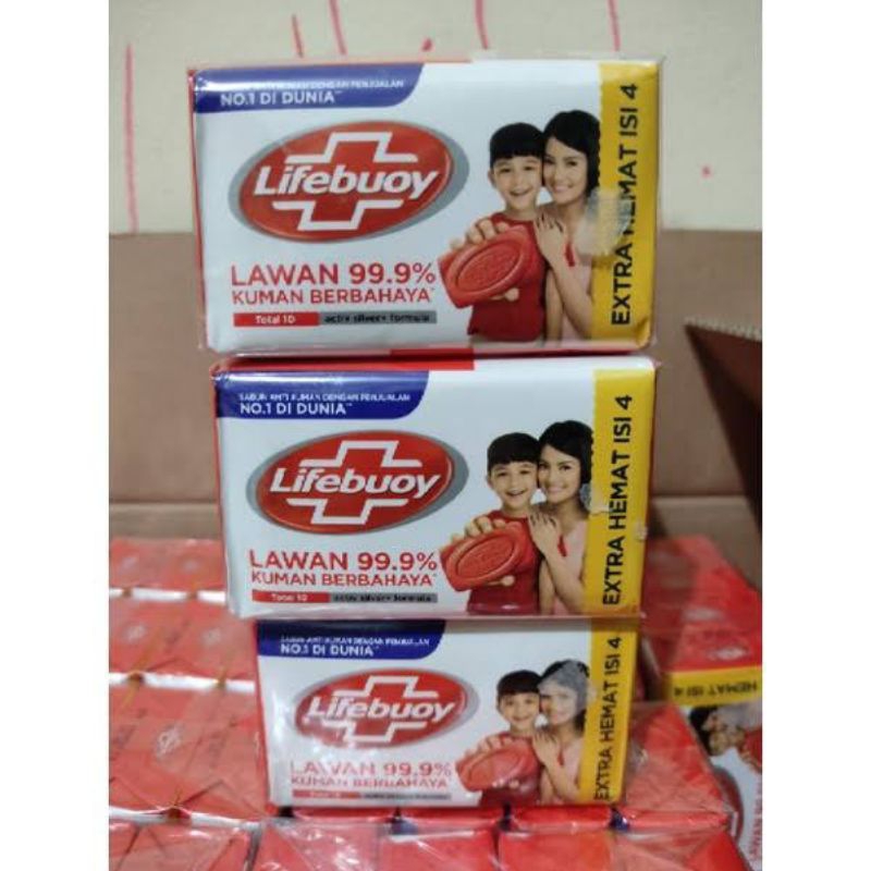 Jual LIFEBUOY SABUN MANDI BATANG BANDED 4x100GR | Shopee Indonesia