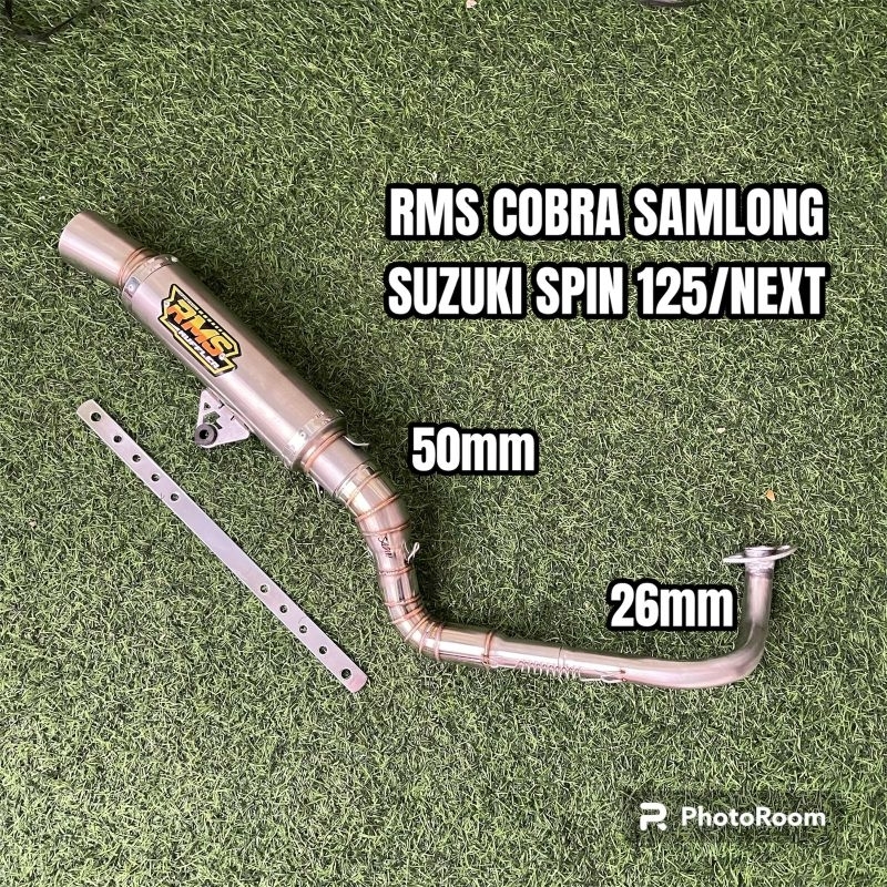 Jual Knalpot cobra samlong spin 125 next RMS Muffler Original inlet ...