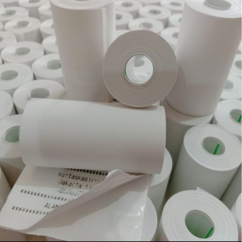 Jual Kertas Label Stiker Thermal 58mm x 5 Meter/ Kertas Sticker 58x30mm ...