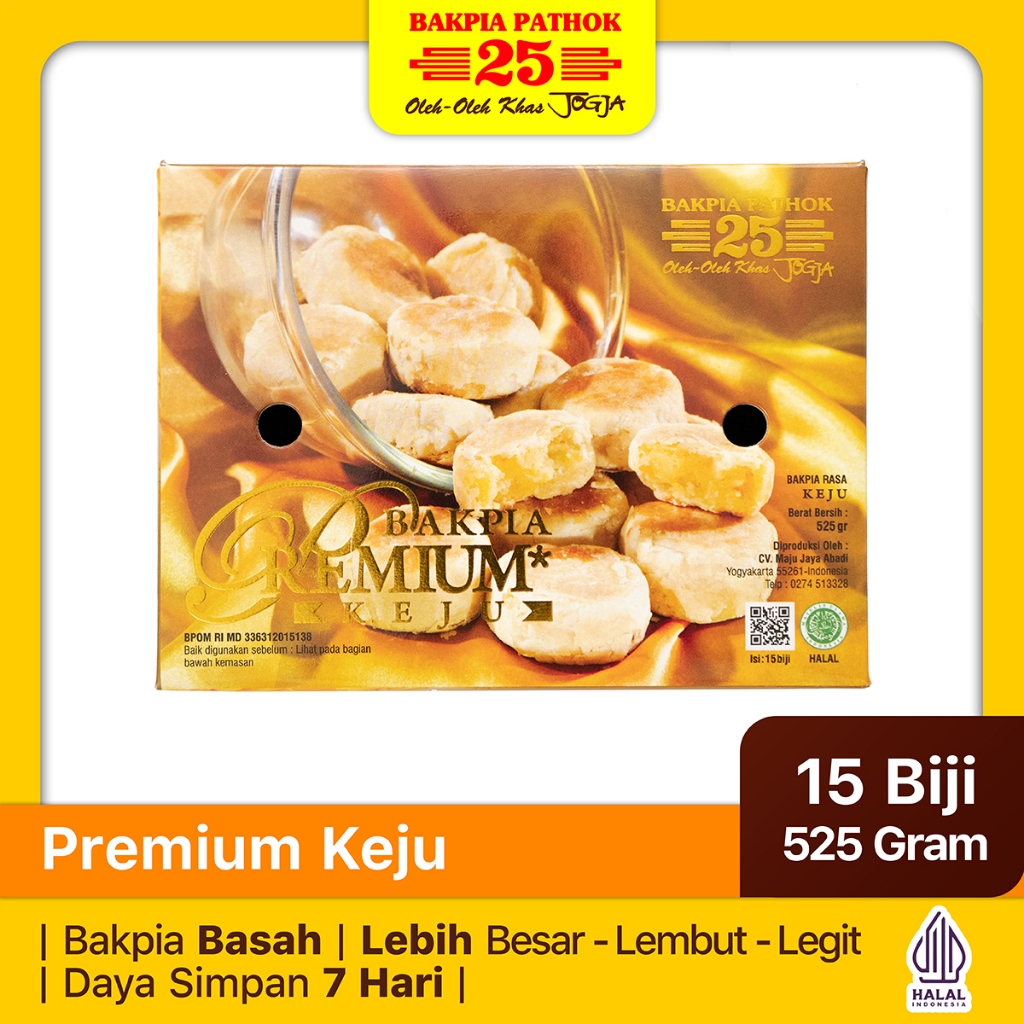 Jual Bakpia Pathok 25 Premium Keju | Oleh-Oleh Khas Jogja | Shopee ...